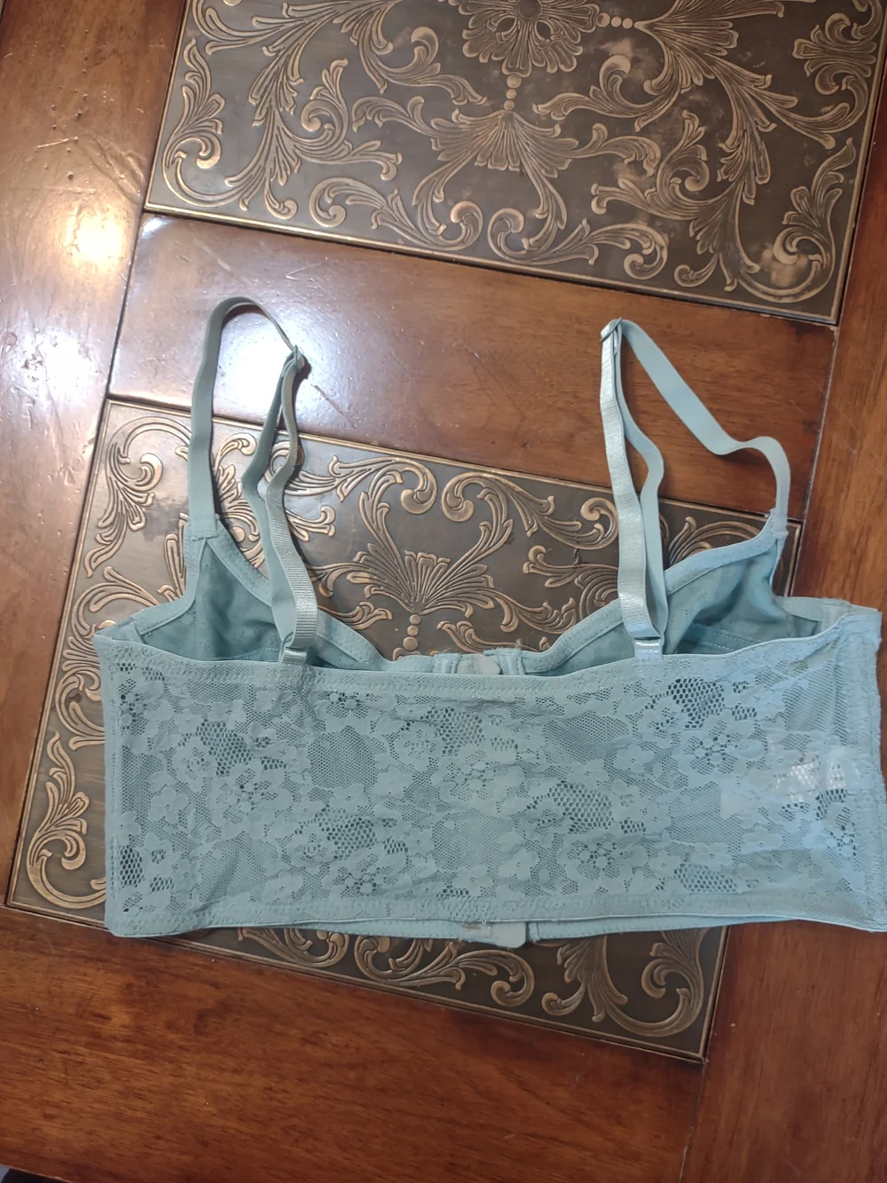 Free People | Intimates & Sleepwear | Free People Teal Lace Bralette ...